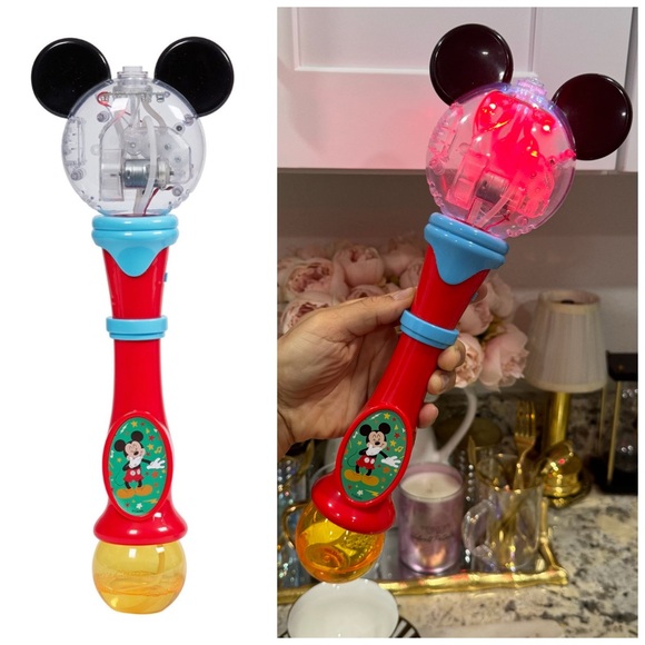 Disney | Toys | Disney Mickey Mouse Red And Black Lightup Toy | Poshmark